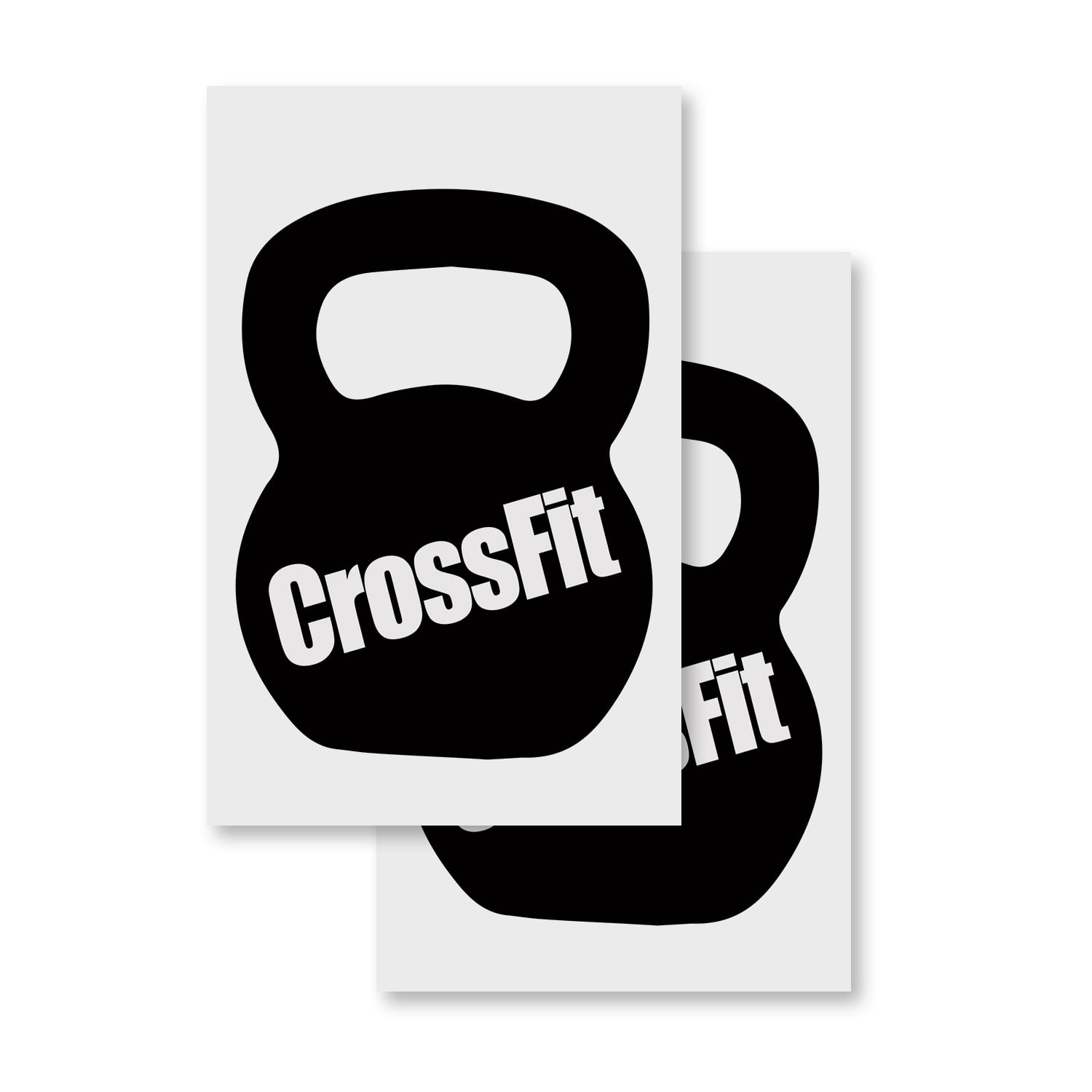 Crossfit (2-PACK) 24" x 36" Vinyl Decals | Sign Insert Peel & Stick ...