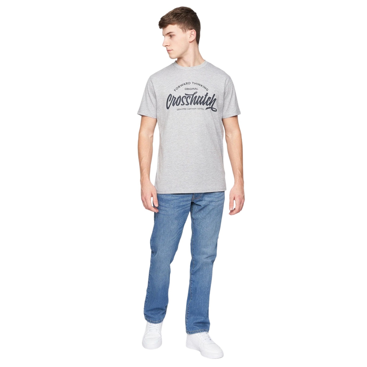 Crosshatch Mens Bandol Straight Leg Jeans - Walmart.com