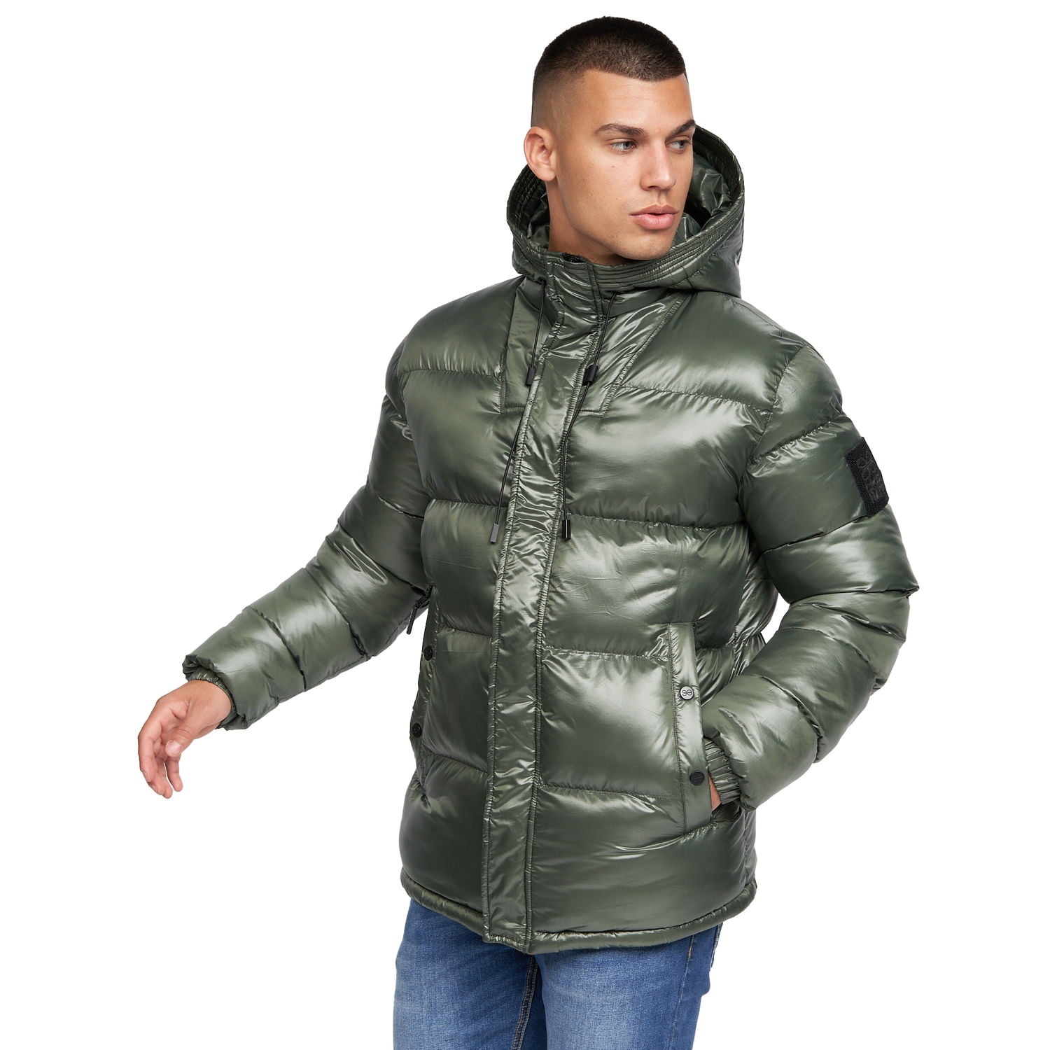 Crosshatch Mens Crosswell High Shine Jacket - Walmart.com