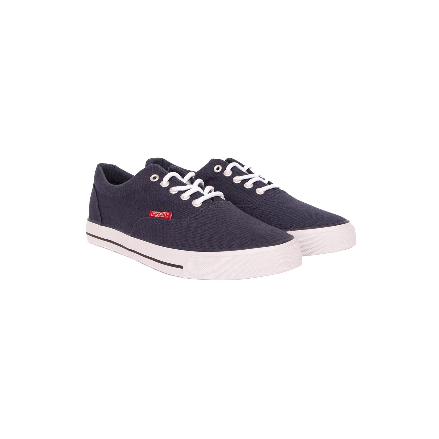 Crosshatch Mens Skywalk Canvas Sneakers - Walmart.com