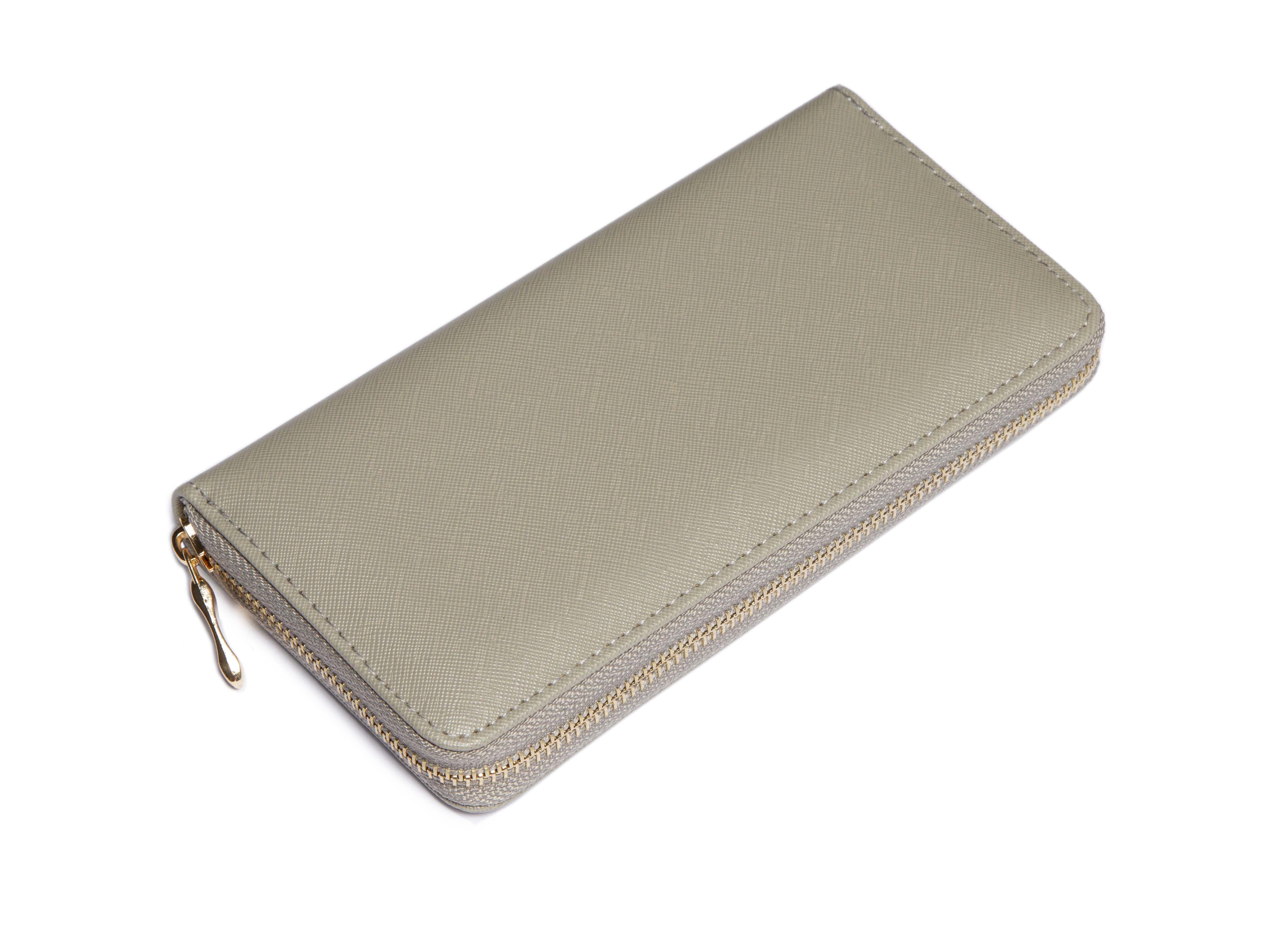 Crosshatch Vegan Leather Wallet, Faux Leather Clutch Style Wallet ...