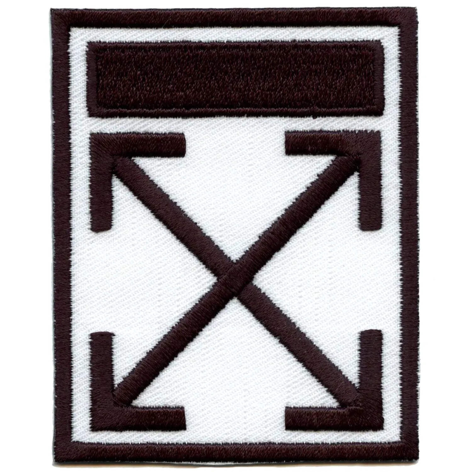 Crossing Arrows Box Logo Iron On Patch - Walmart.com