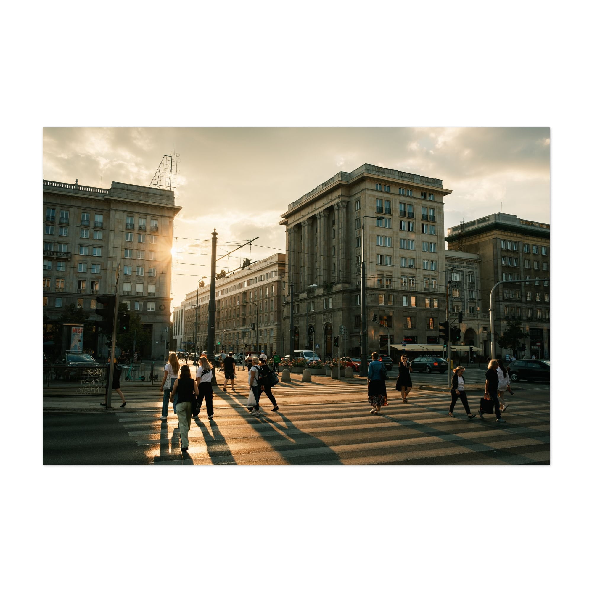 Crossing at Constitution Square, Warsaw - Warsaw Mazowieckie Poland ...
