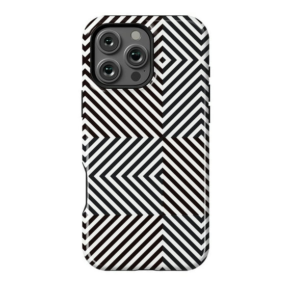 Crossing Diagonal Stripes Abstract Phone Case for iPhone 11 12 13 14 15 ...