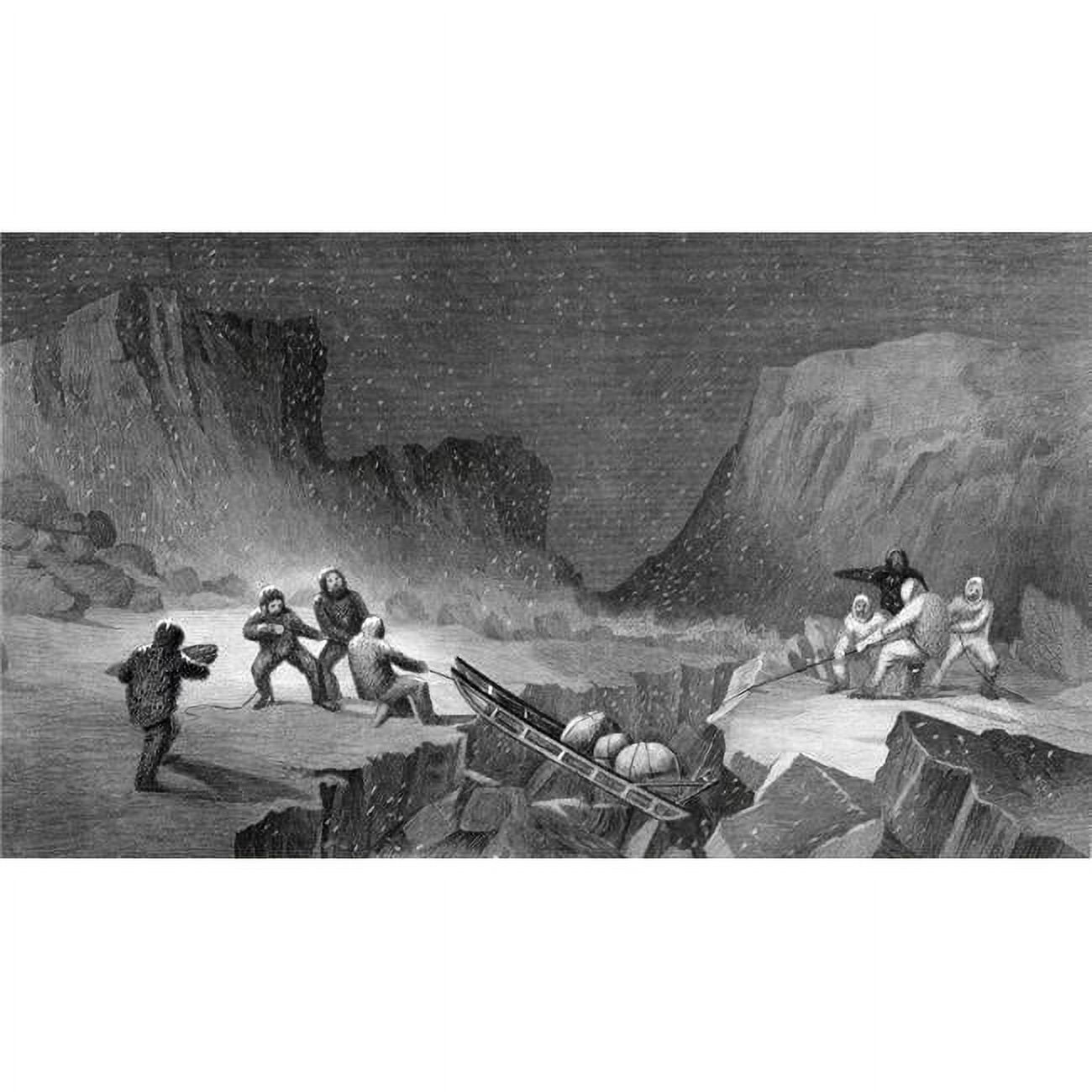 Crossing The Ice Belt At Coffee Gorge From Arctic Explorations In The ...