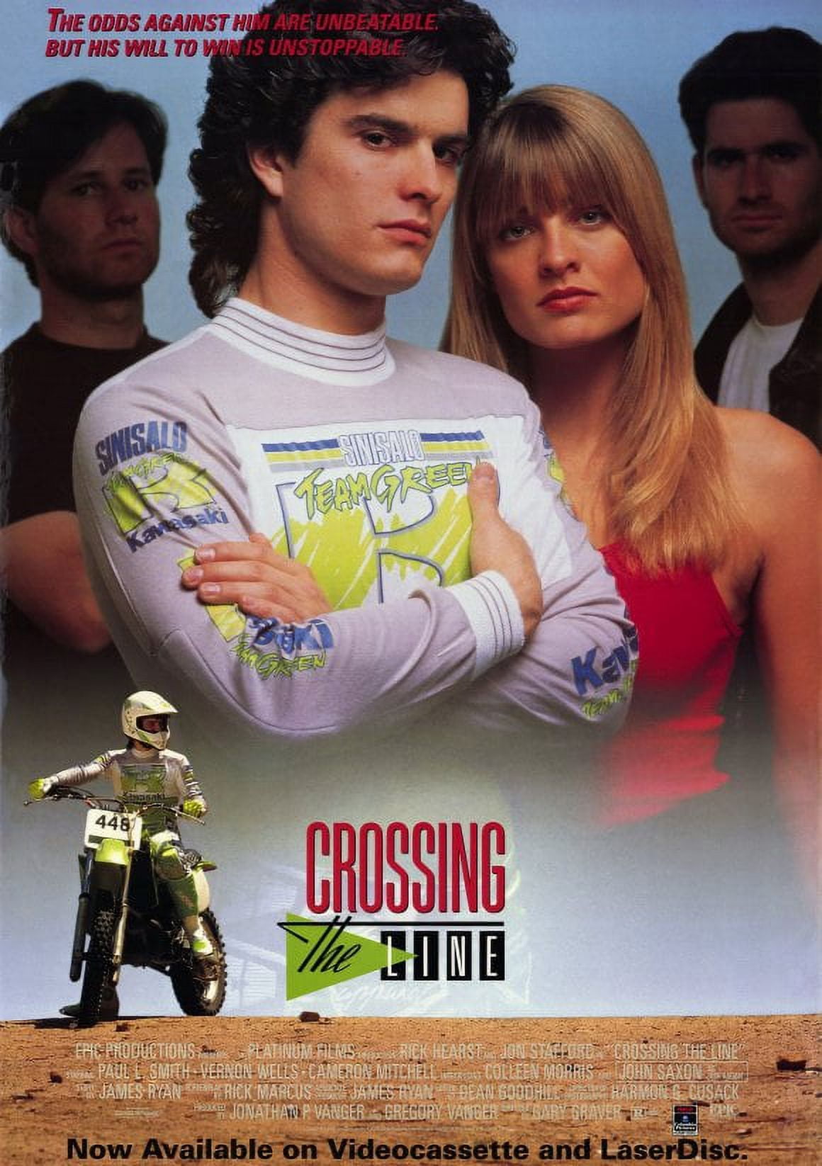 Crossing the Line - movie POSTER (Style A) (11" x 17") (1989) - Walmart.com