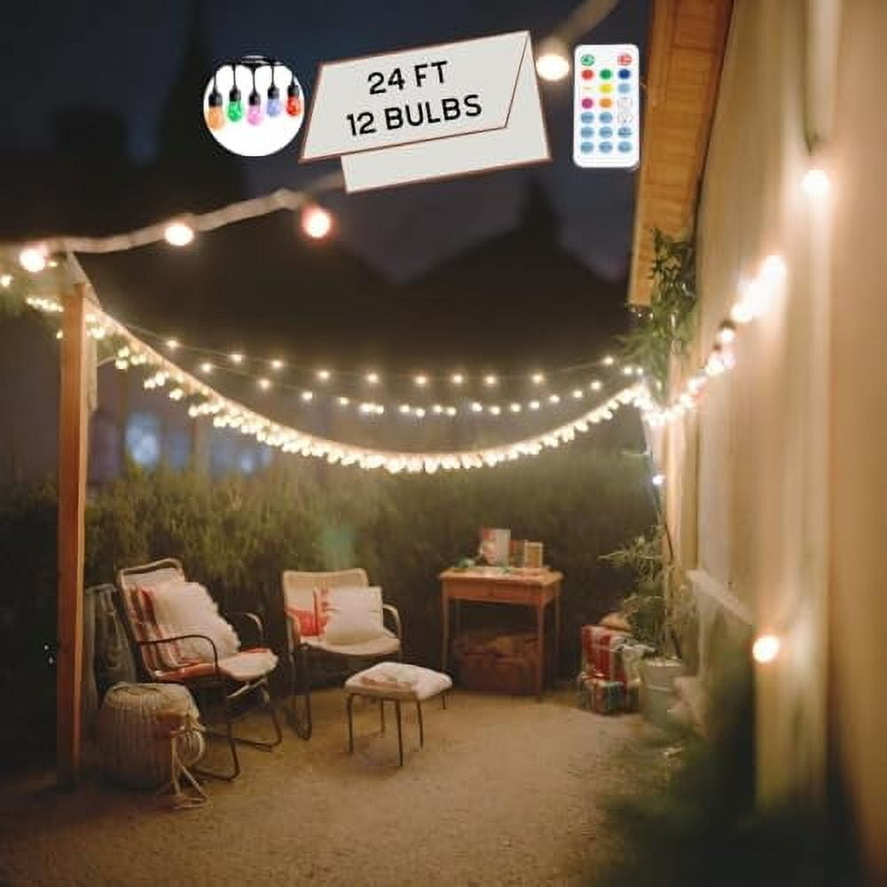 Crosslight Christmas 24-FT Remote Control Outdoor Color Changing RGB ...
