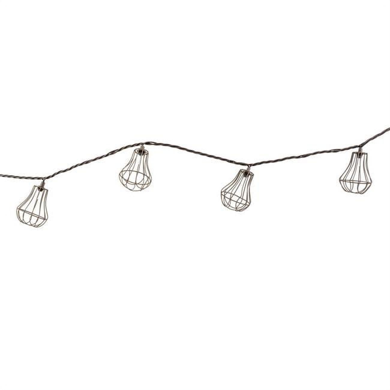 Crosslight ISS1600261G Solar Metal Caged String Lights - Walmart.com