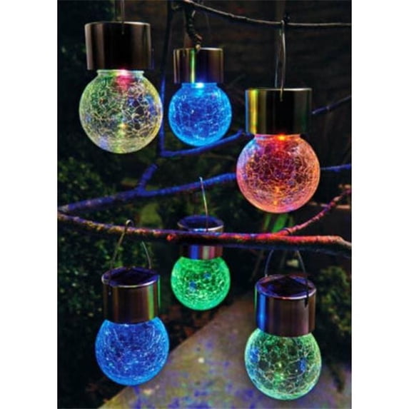 Crosslight SSS160002-4PK Color Changing LED Hanging Lights, Pack of 4 ...
