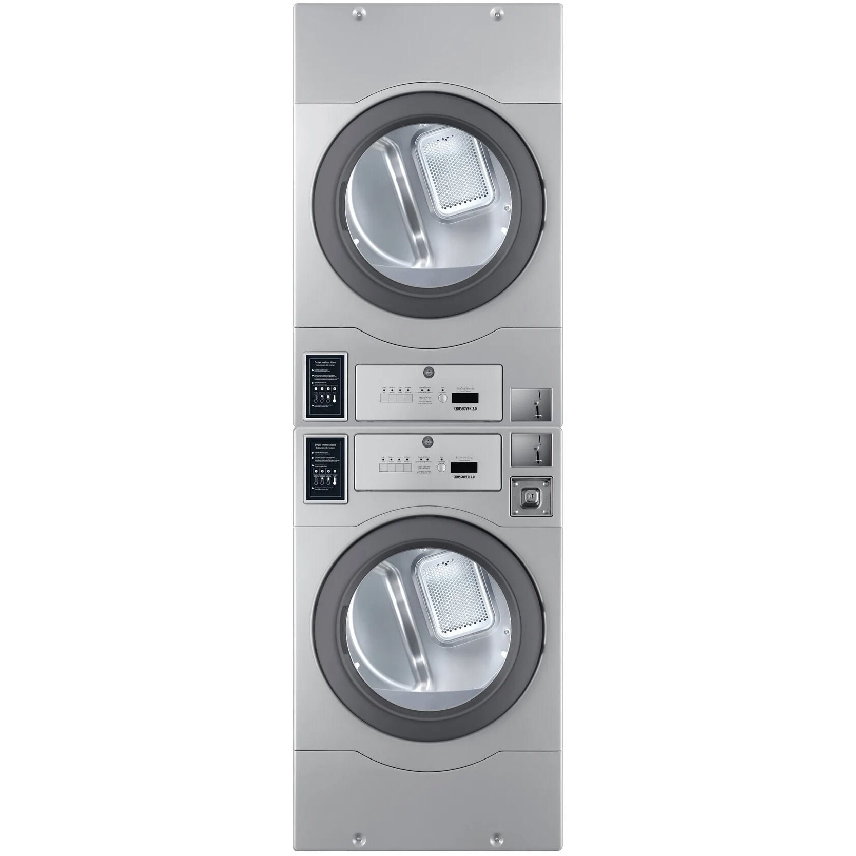 Crossover Stackable 22-Pound Electric Commercial Dryers with Extra ...