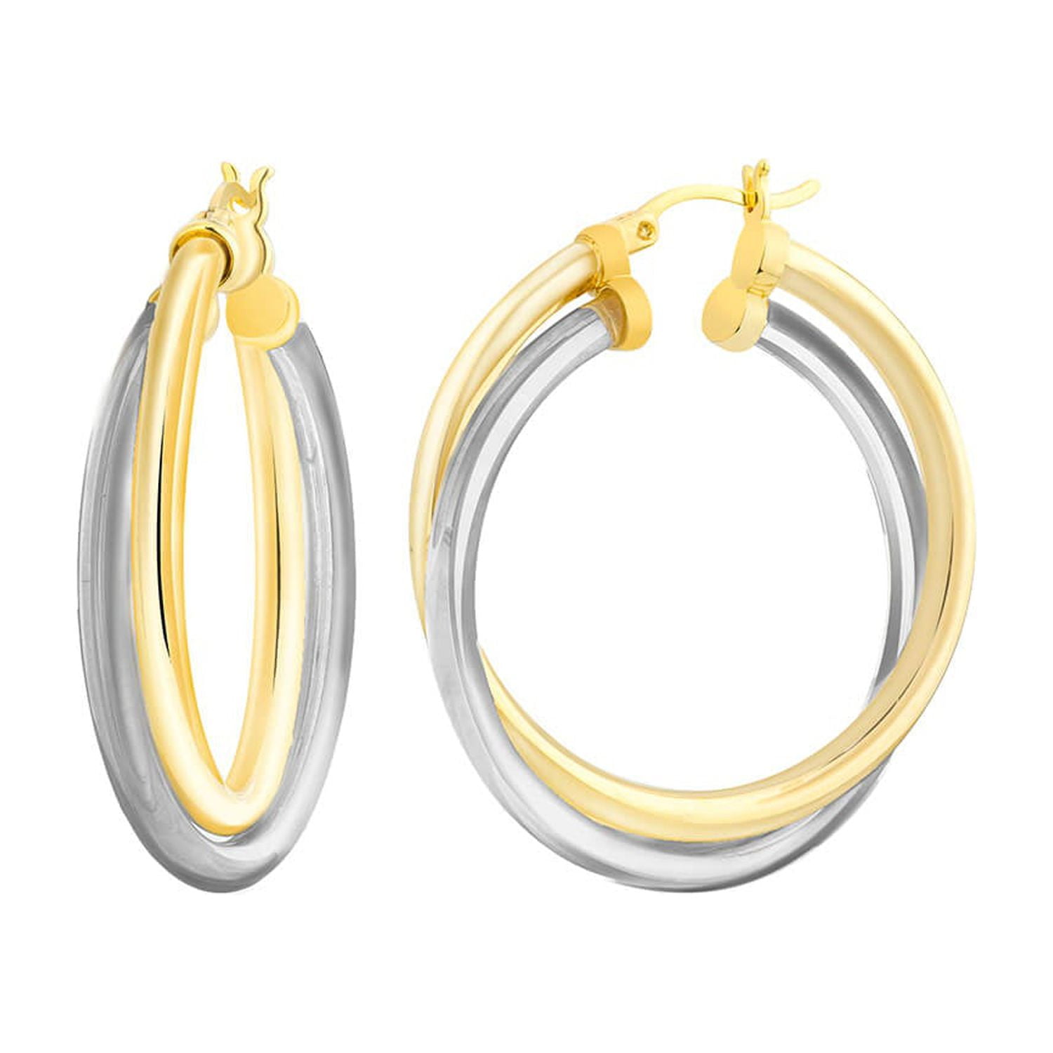 Crossover Lucite Hoops - Walmart.com