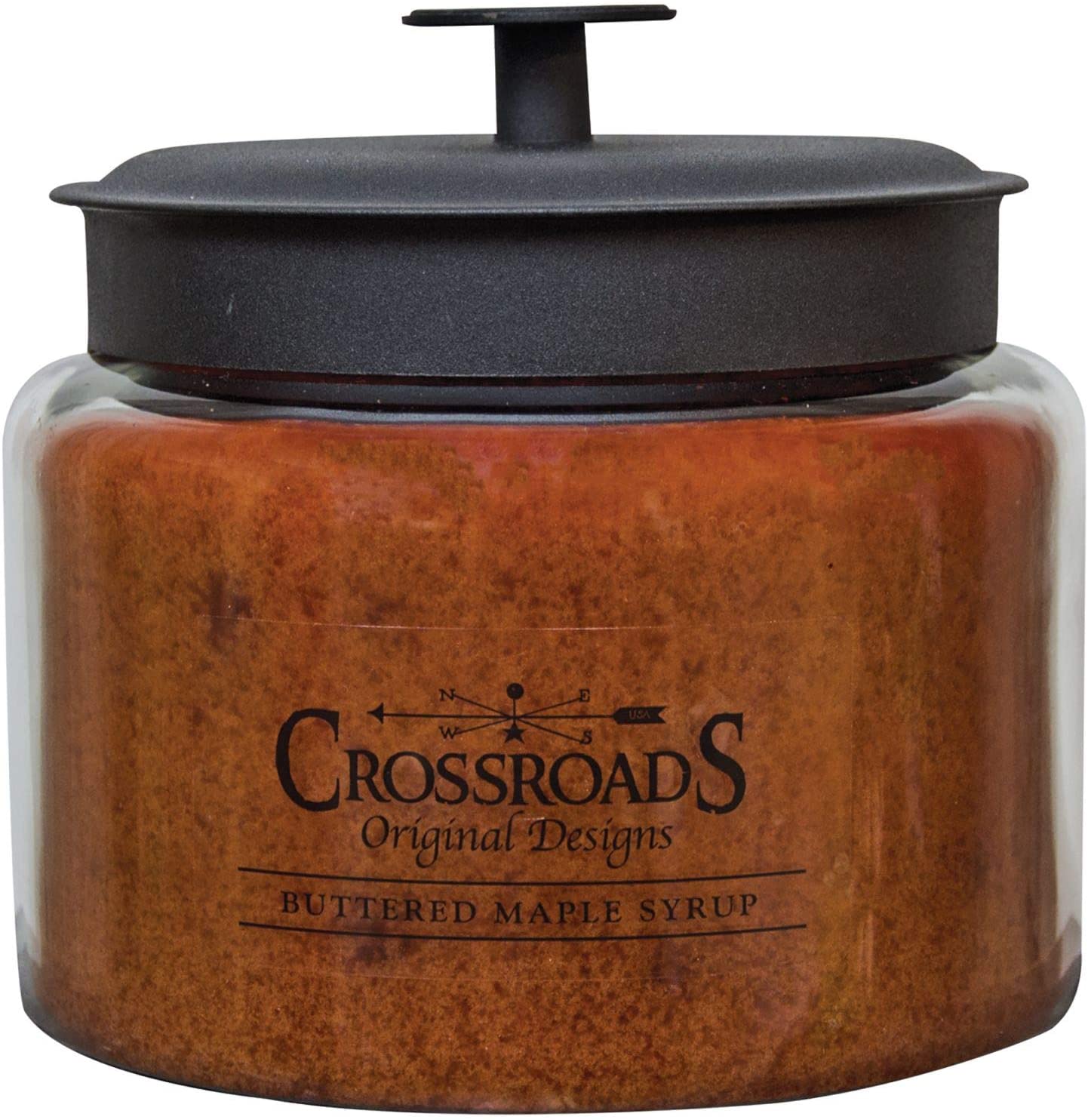 Crossroads Buttered Maple Syrup® Scented 4-Wick Candle, 64 Ounce ...