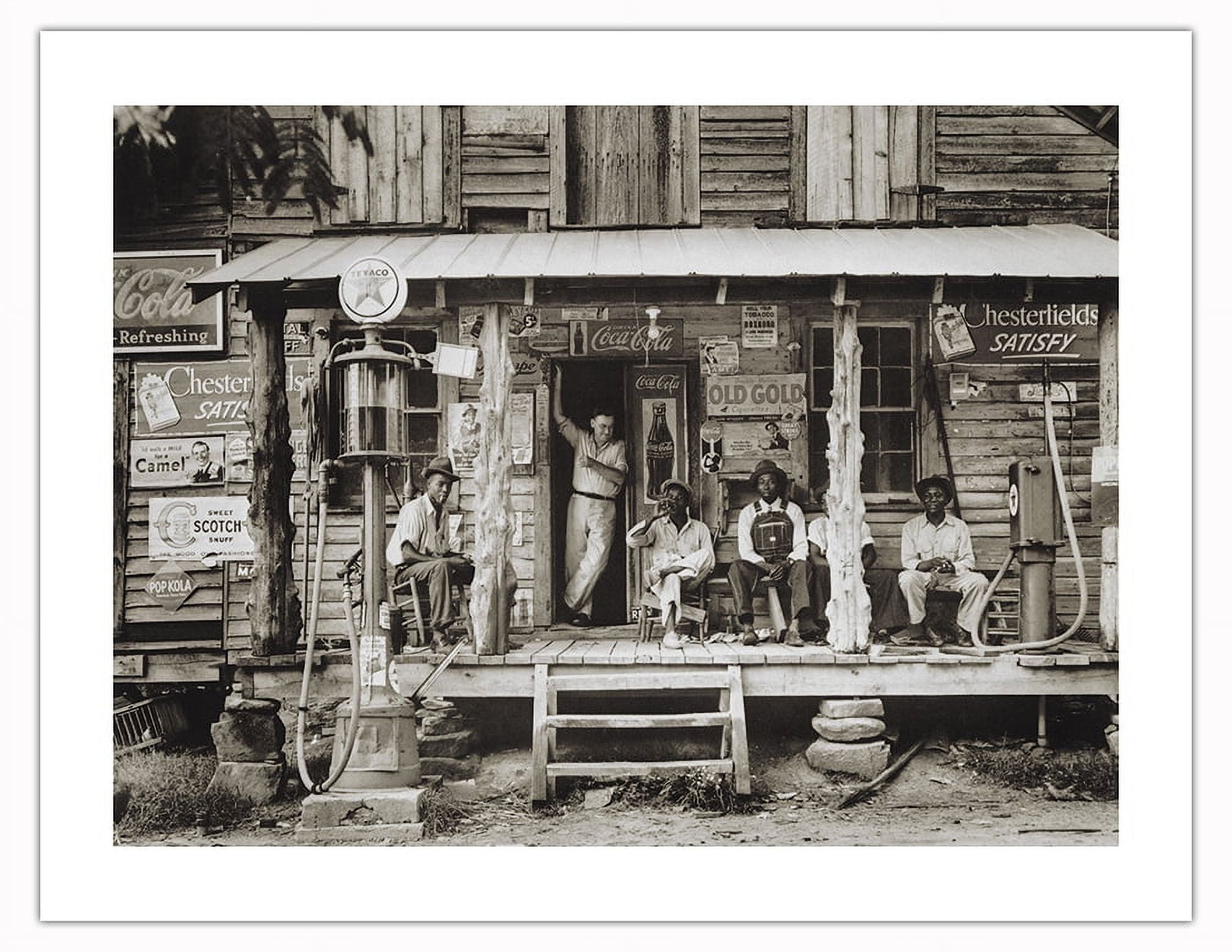 Crossroads General Store, North Carolina - Vintage B&W Photograph by ...