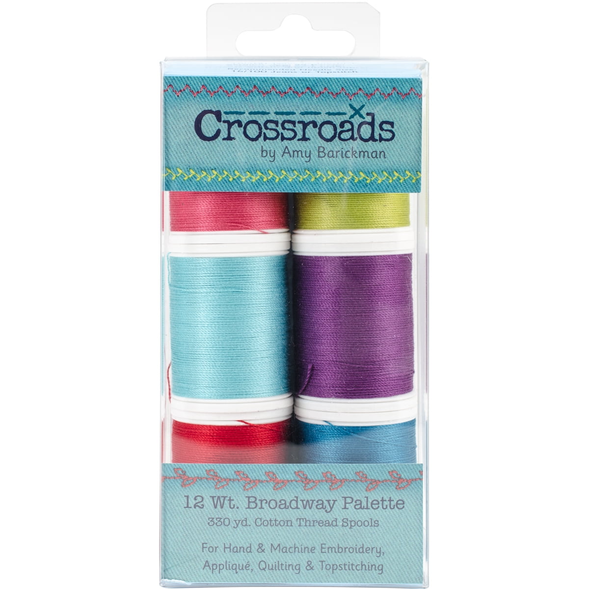 Crossroads Sulky Blendables 12wt 6/Pkg - Broadway Collection - Walmart.com