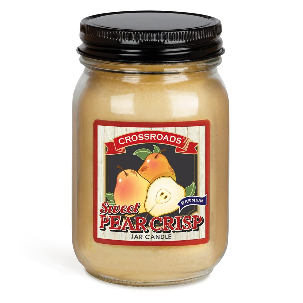 Crossroads Sweet Pear Crisp,Pint Mason Jar, 12 oz - Walmart.com