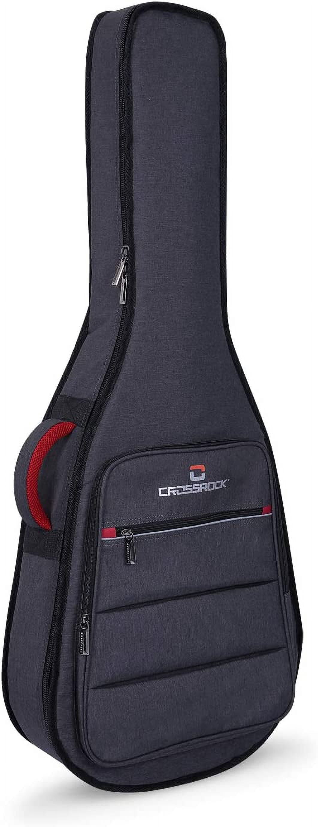 Crossrock 1/2 Classical Guitar Gig Bag with Case Straps, 10mm Padded ...