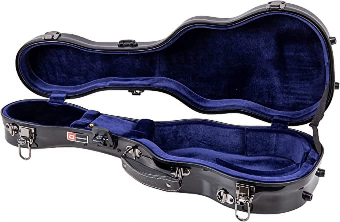 Crossrock 23" Deluxe Portable Concert Ukulele Hard Case Fiberglass with ...