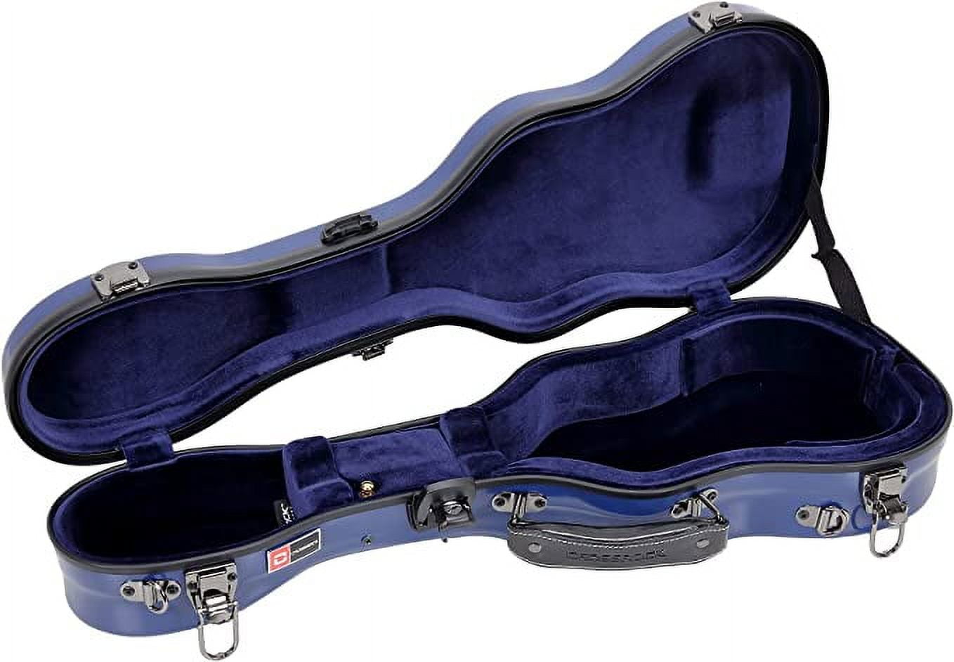Crossrock 23" Deluxe Portable Concert Ukulele Hard Case Fiberglass with ...