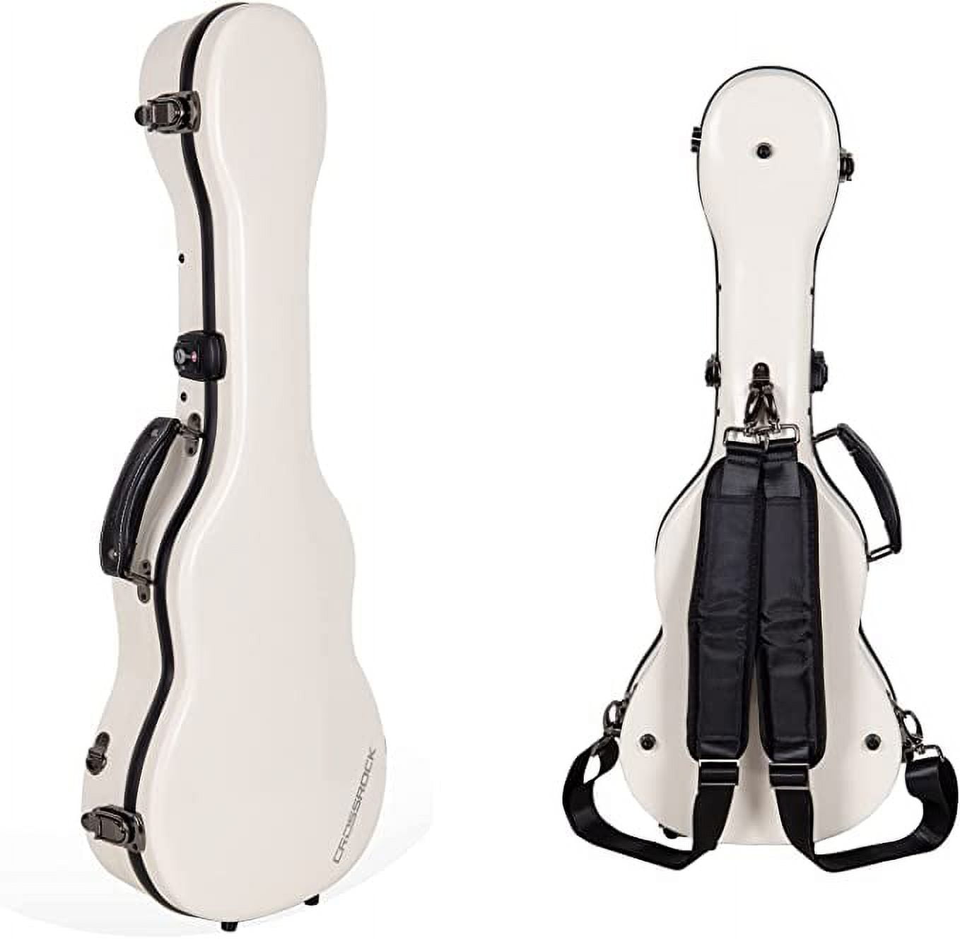 Crossrock 30 inch Deluxe Protable Baritone Ukulele Hard Case with ...