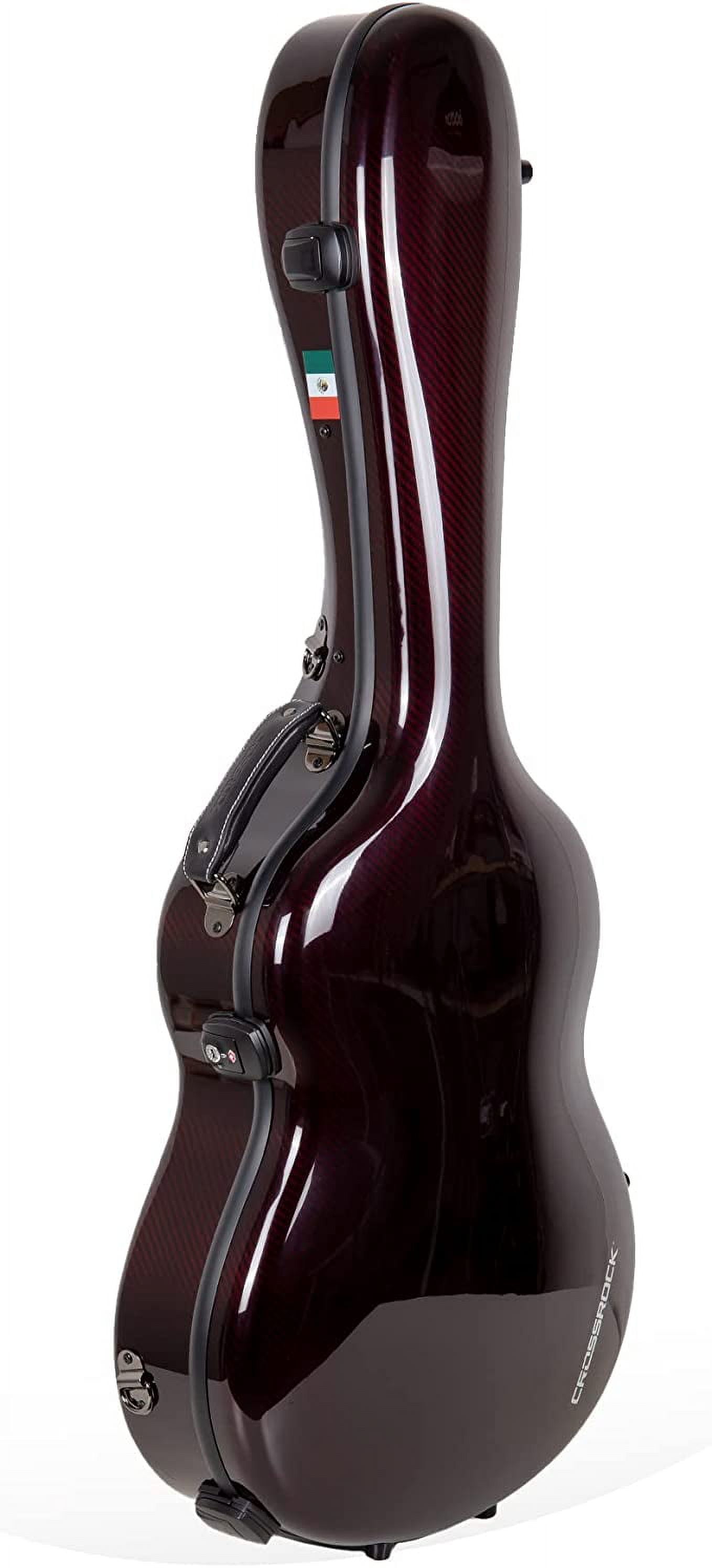 Crossrock 4/4 Classical Guitar Case in 100% Carbon Fiber for Touring ...