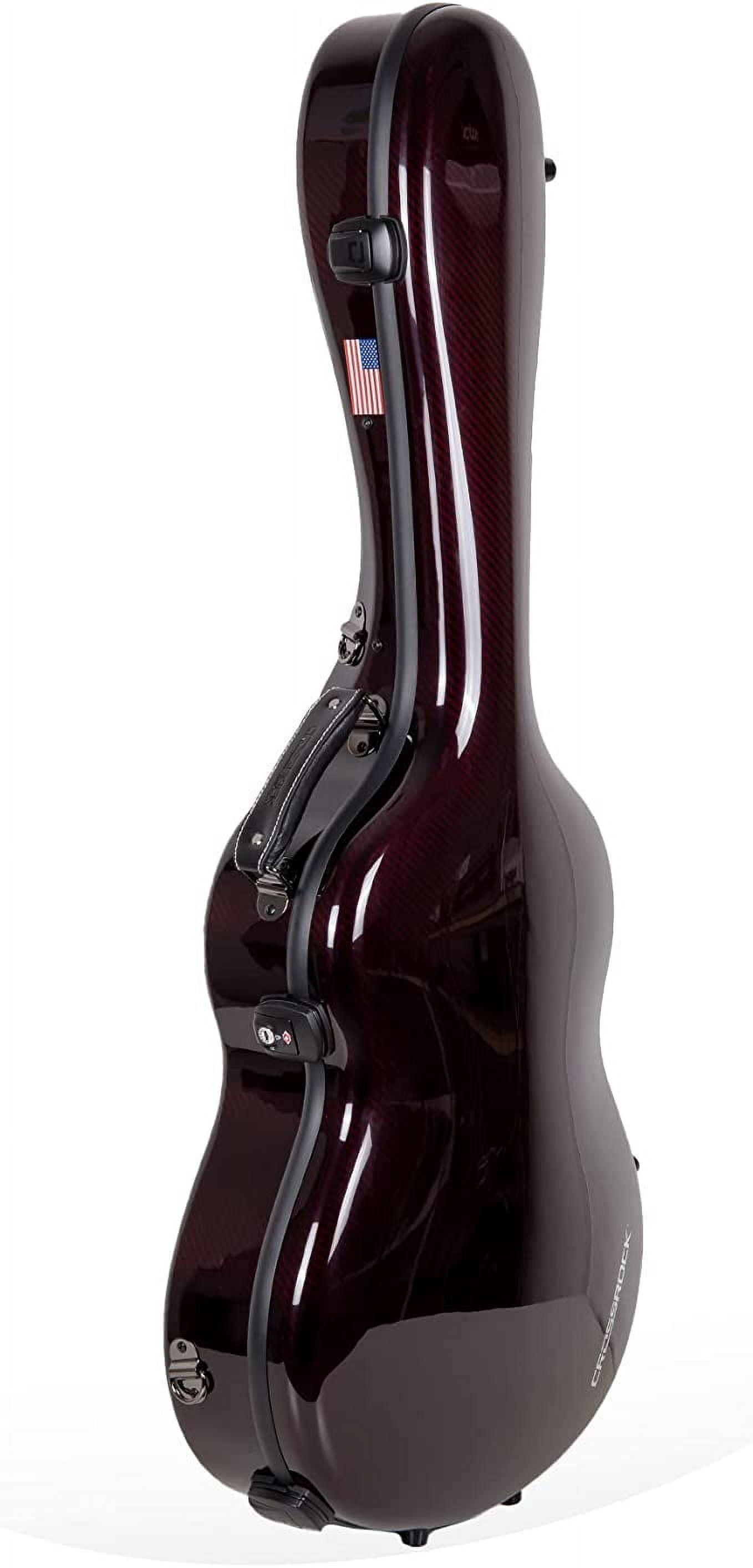 Crossrock 4/4 Classical Guitar Case in 100% Carbon Fiber for Touring ...