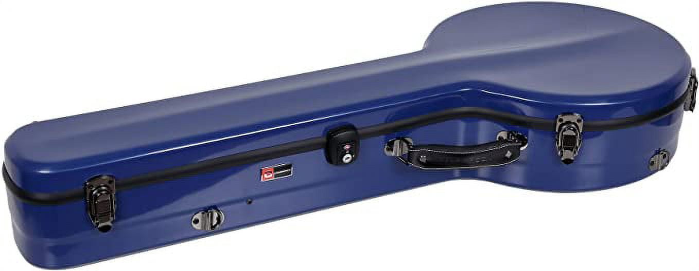 Crossrock 5 Strings Resonator Banjo Case, Fiberglass Hard Shell with ...