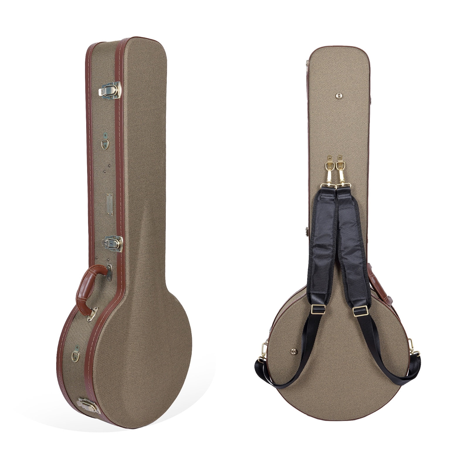 Crossrock Blueglass Banjo Case for 5 String Resonator Banjo - Fabric ...