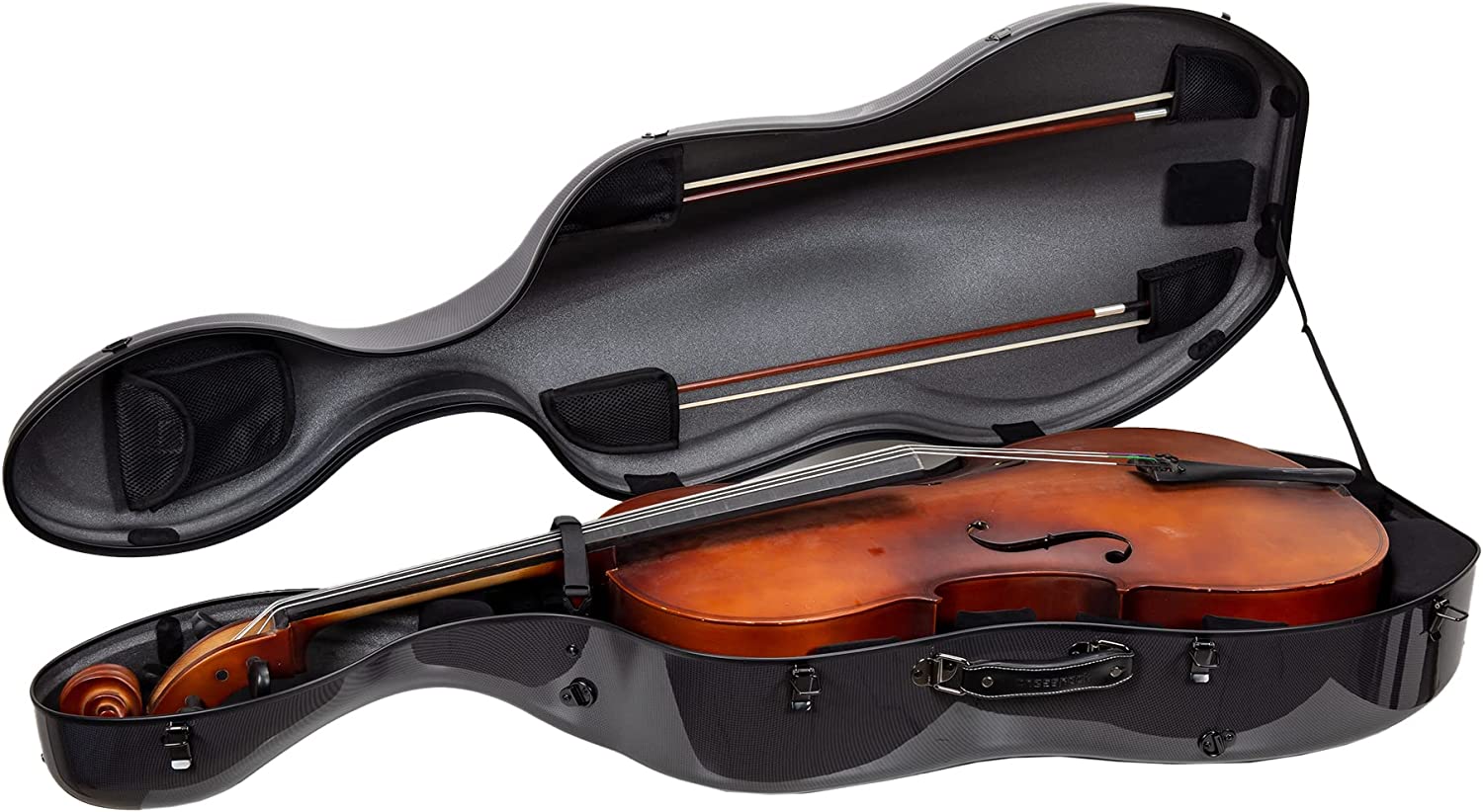 VIOLIN CASE --- PAITITI Cello Shaped Full Size Durable Super Light ...