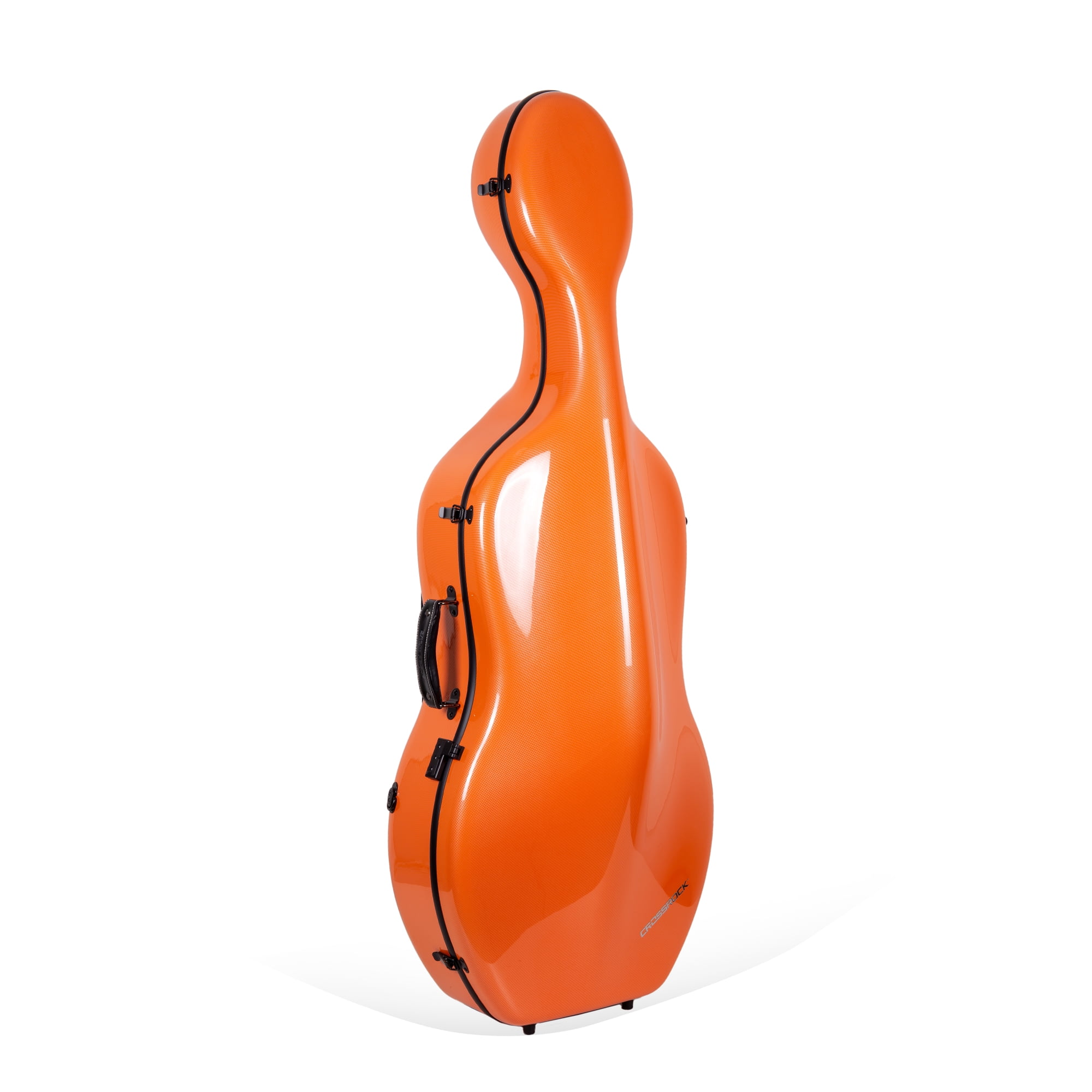 Crossrock Case Fits 4/4 Full-Size Cellos, Carbon Fiber Shell Weighs 7.5 lb-Orange(CRF3020CEFOR ...