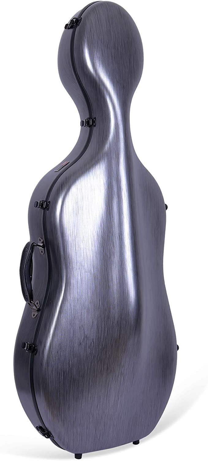 Crossrock Cello Case fits 1/2 Size Cello, Composite Poly Carbon ...