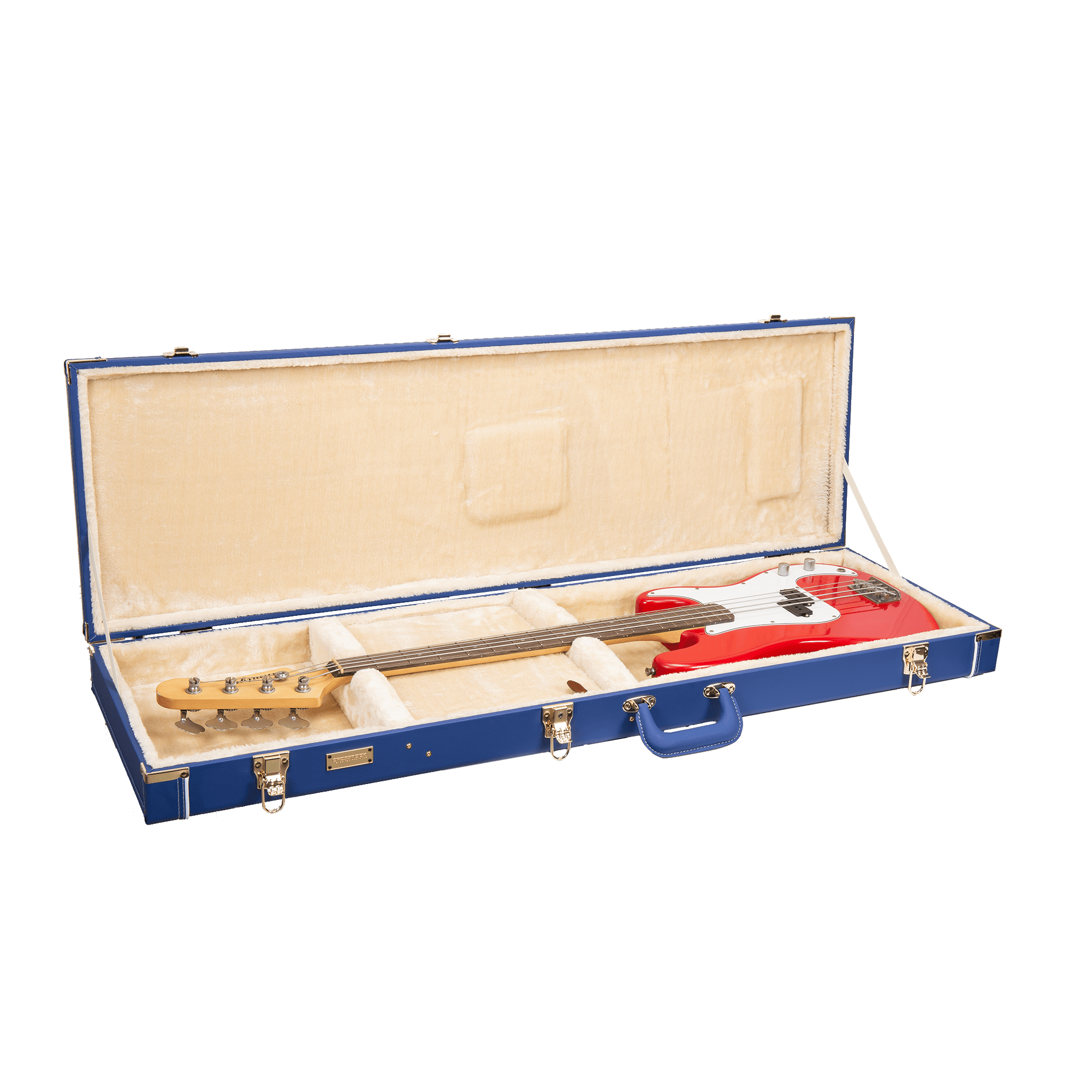 Crossrock Designer Series- Wooden Case for Fender Precision & Jazz Bass ...