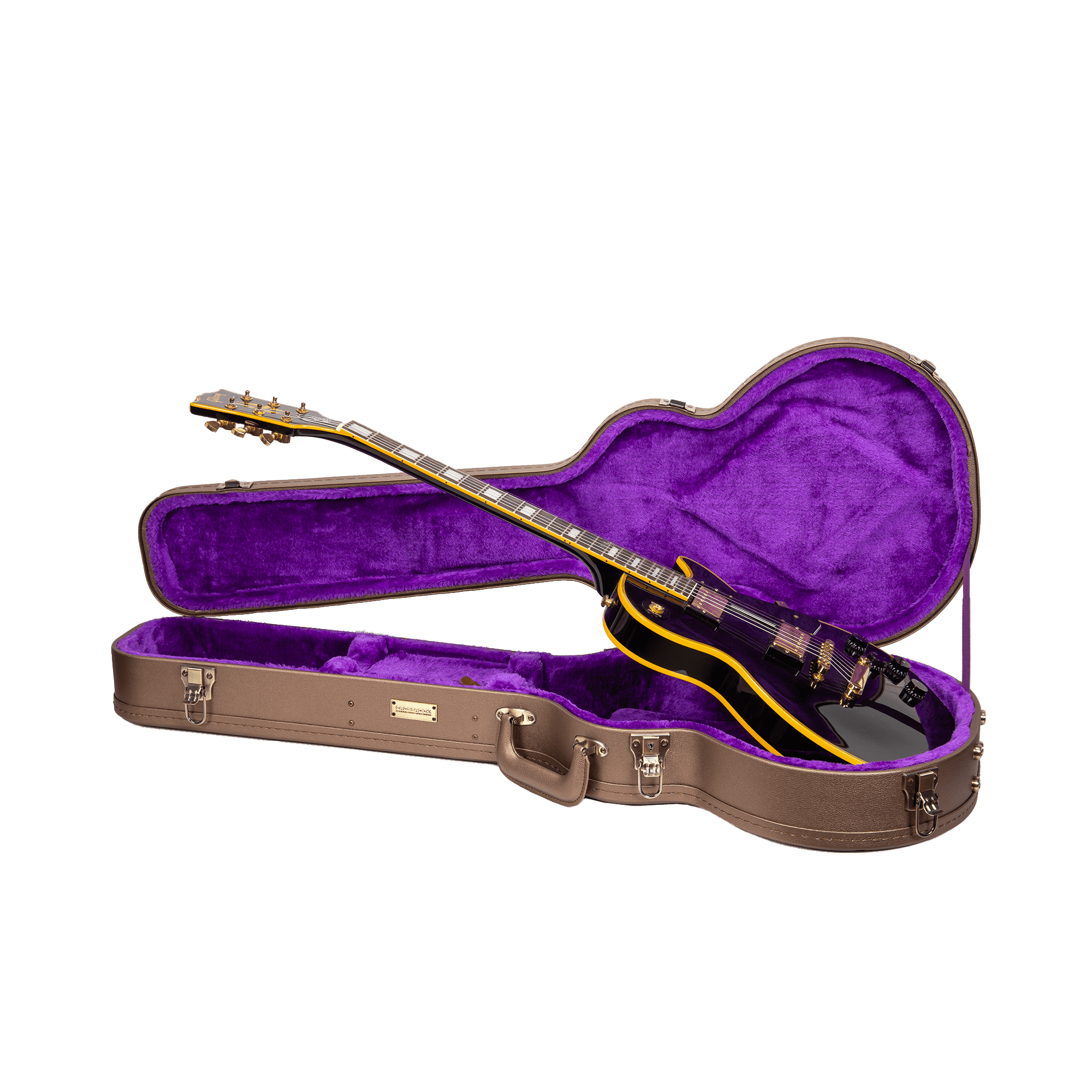 Crossrock Designer Series- Wooden Case for Les Paul Electric Guitar ...