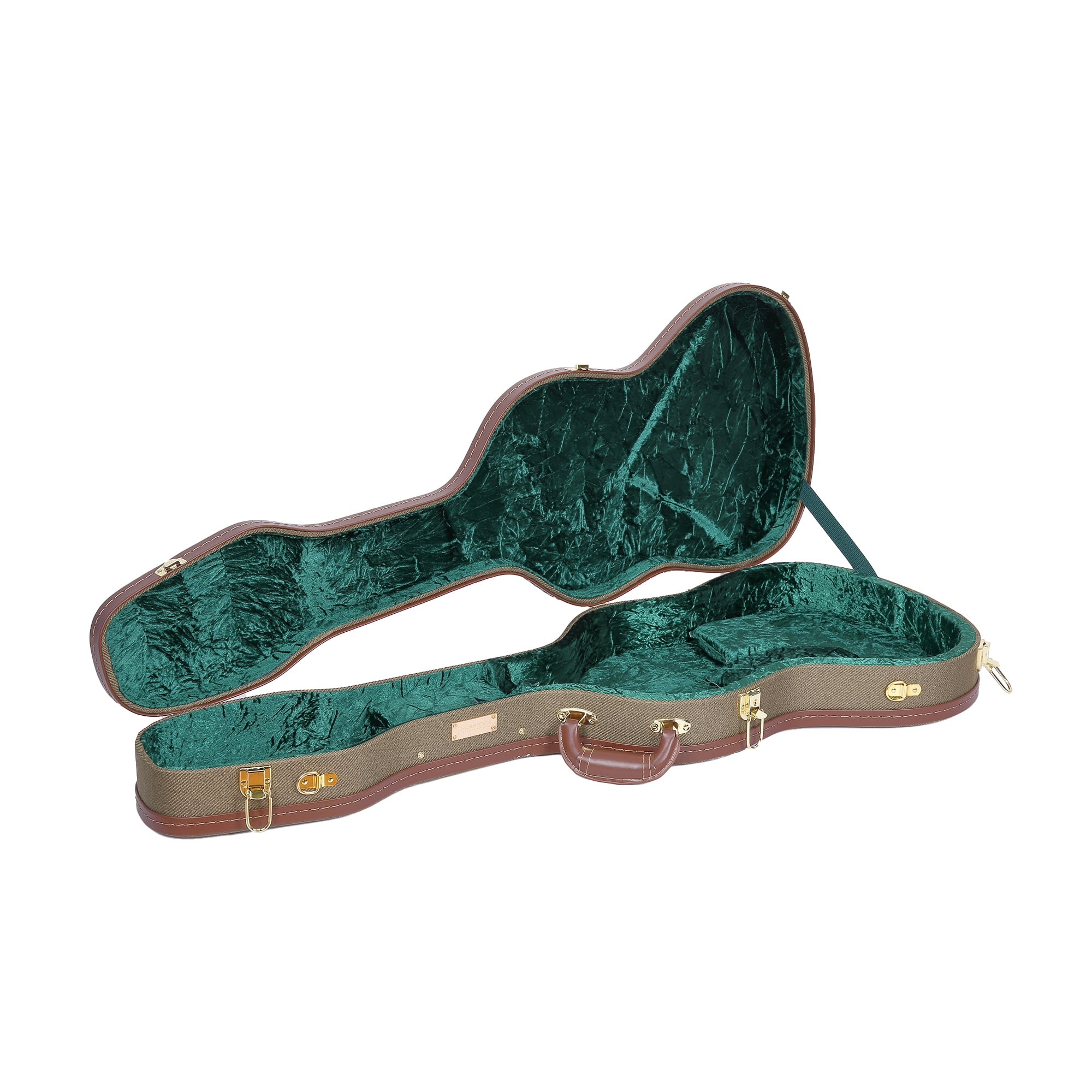 Crossrock Electric Guitar Hard Case, Telecaster and Stratocaster Style ...