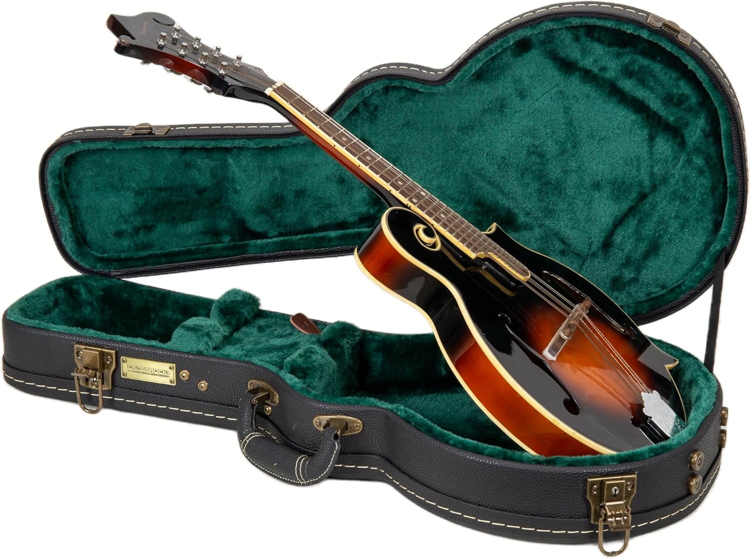 Crossrock F-style Mandolin Hardshell Case, Vintage Hardware, Sponge ...