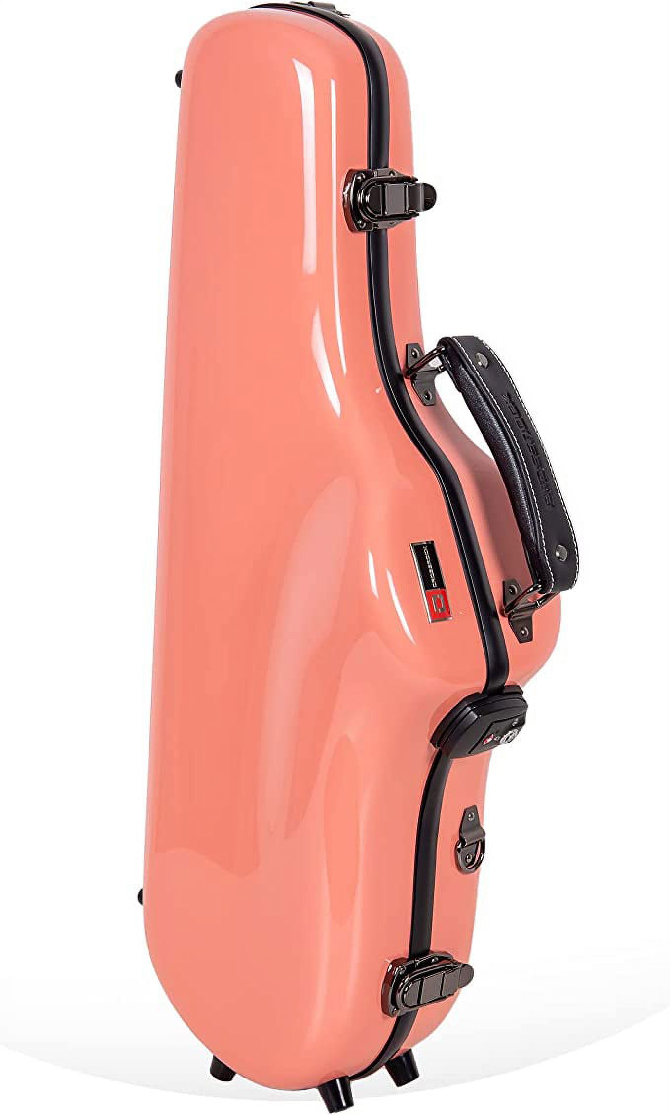 Crossrock Fiberglass Alto Saxophone Case-Includes Accessory Pocket ...