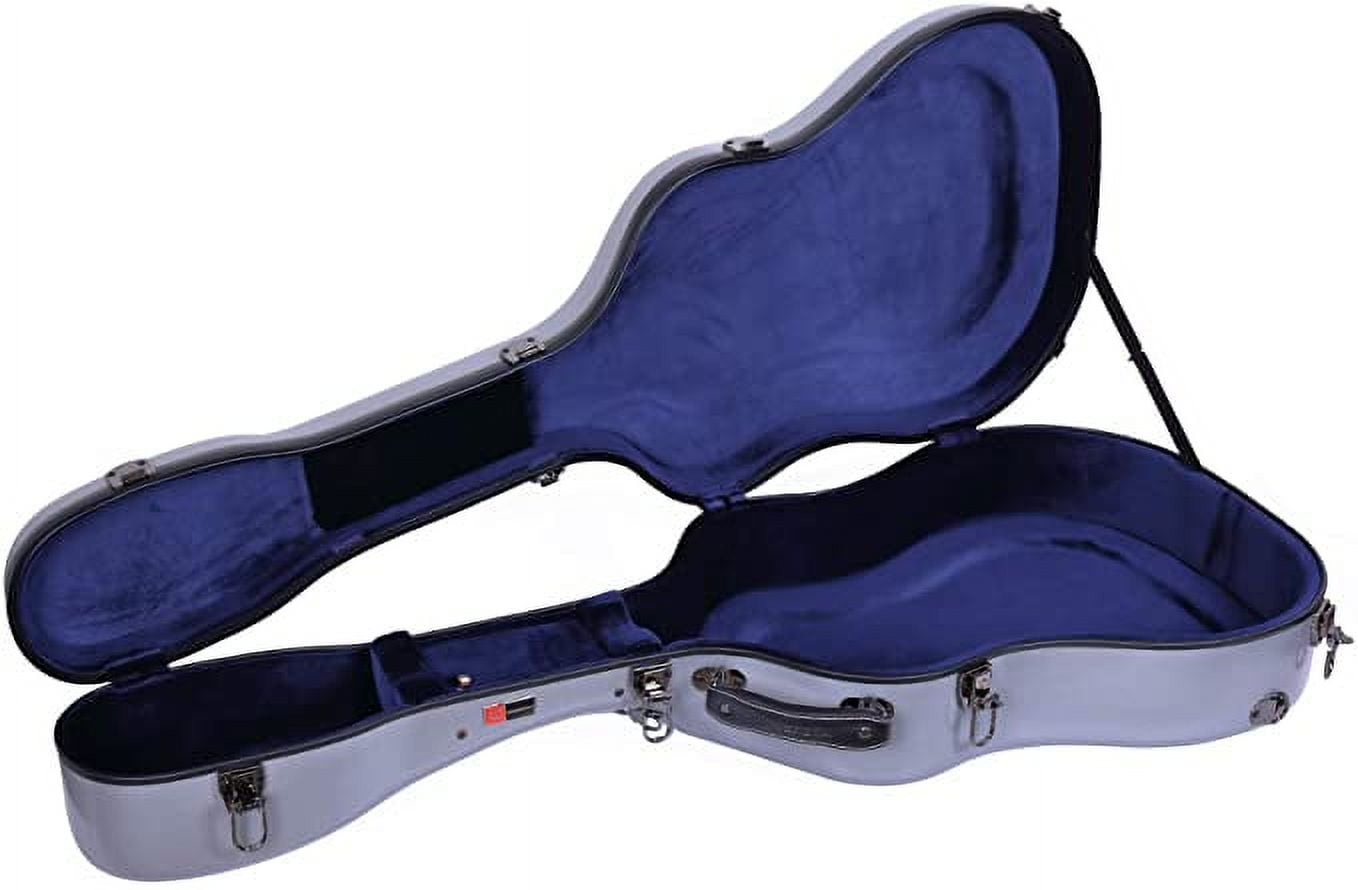 Crossrock Fiberglass Case For Acoustic Dreadnought Guitar - Walmart.com