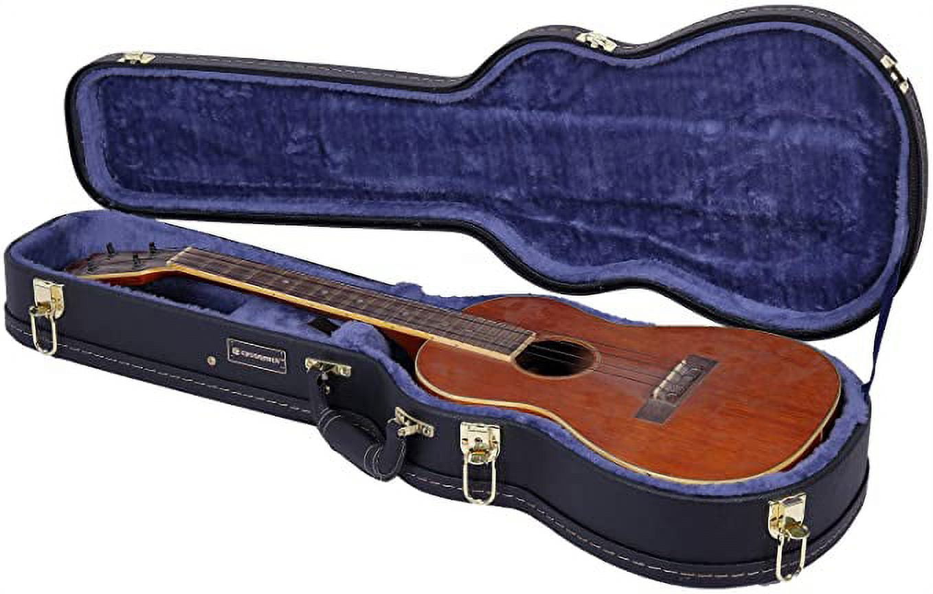 Crossrock Hard Case for 30 inches Baritone Ukulele, Deluxe Vinyl ...