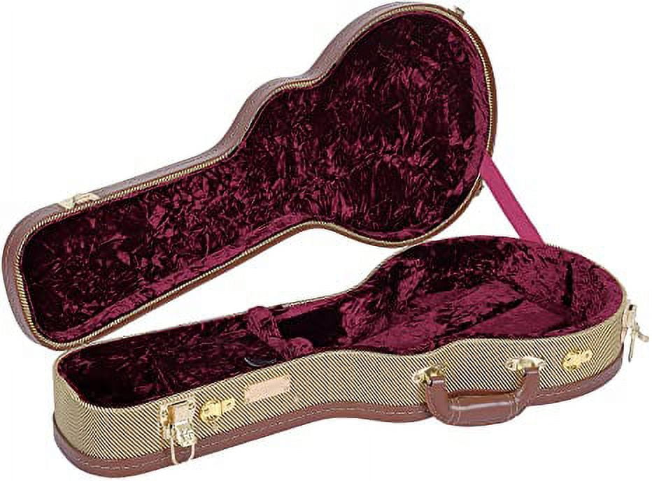Crossrock Hard-Shell wood case for F Style Mandolins with removable ...