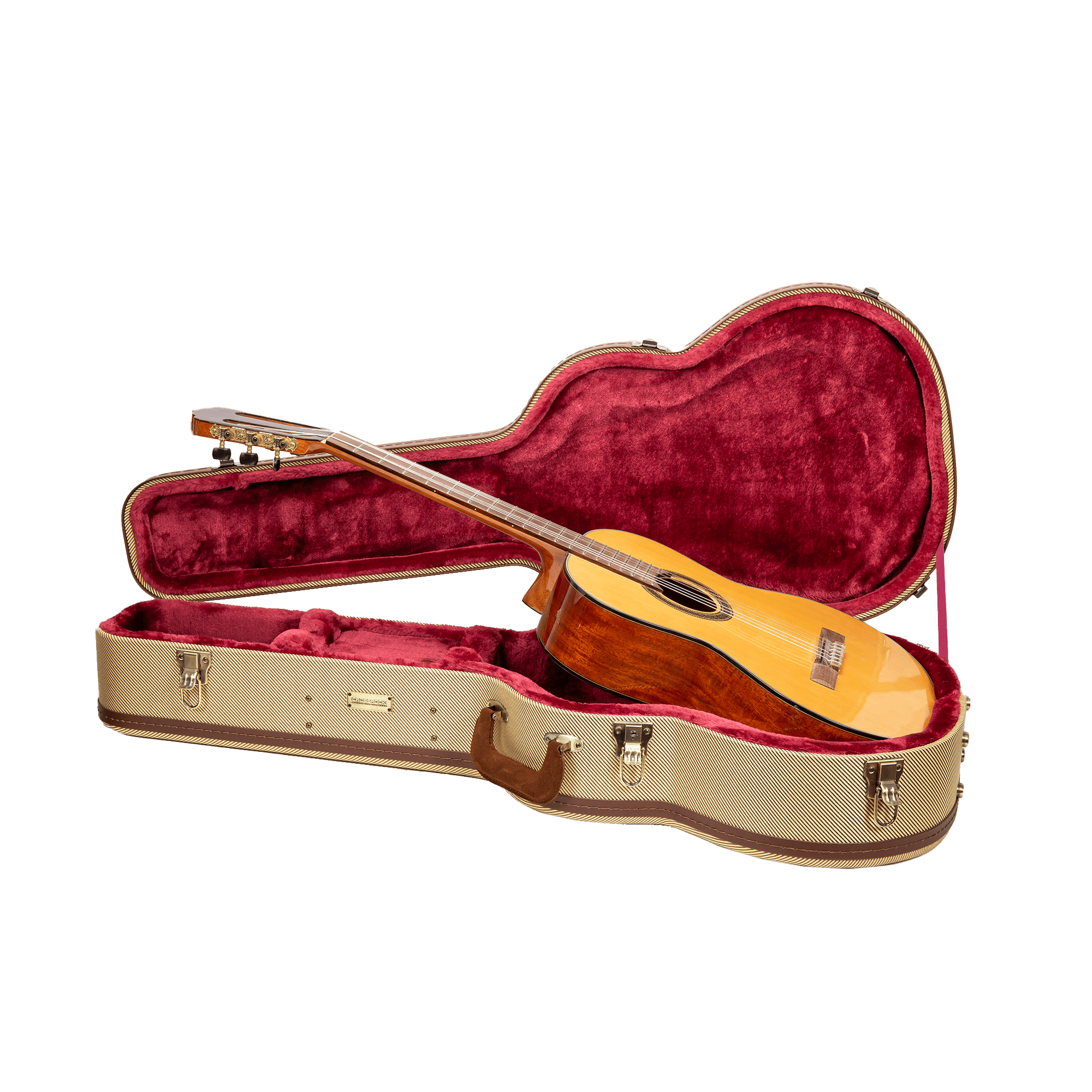 Crossrock Master Series - Wooden 4/4 Classical Guitar Case - Security ...