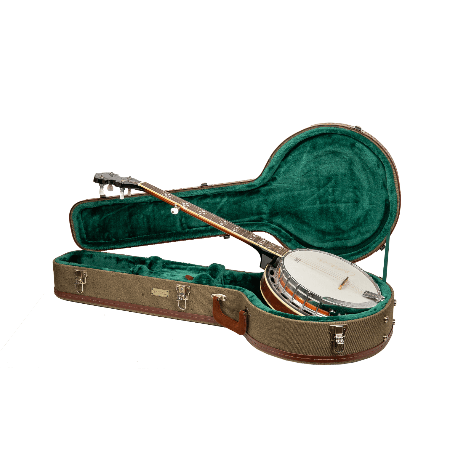 Crossrock Master Series-Wooden 5-string Resonator styles of Banjos Case ...