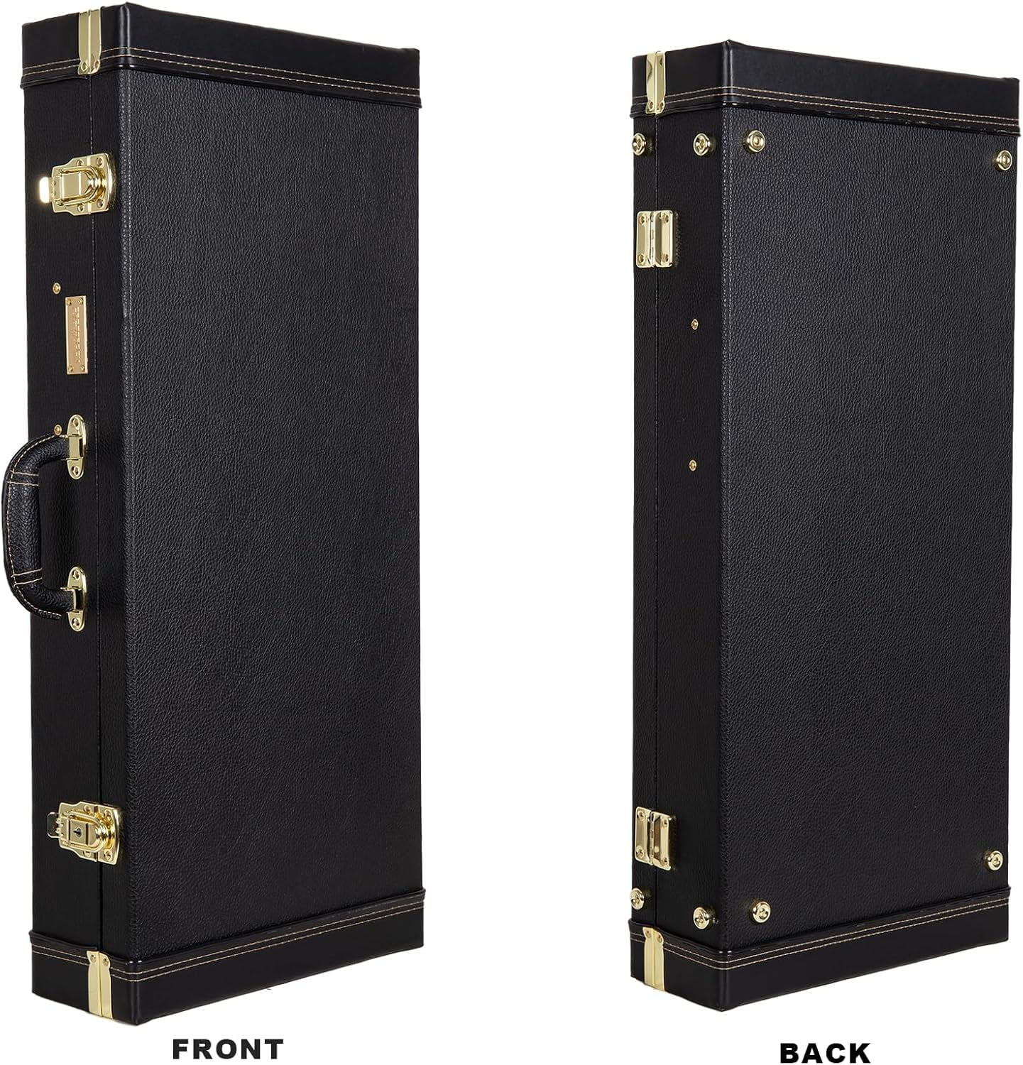 Crossrock Rectangular Wooden Case fits F-Style Mandolin-Black - Walmart.com