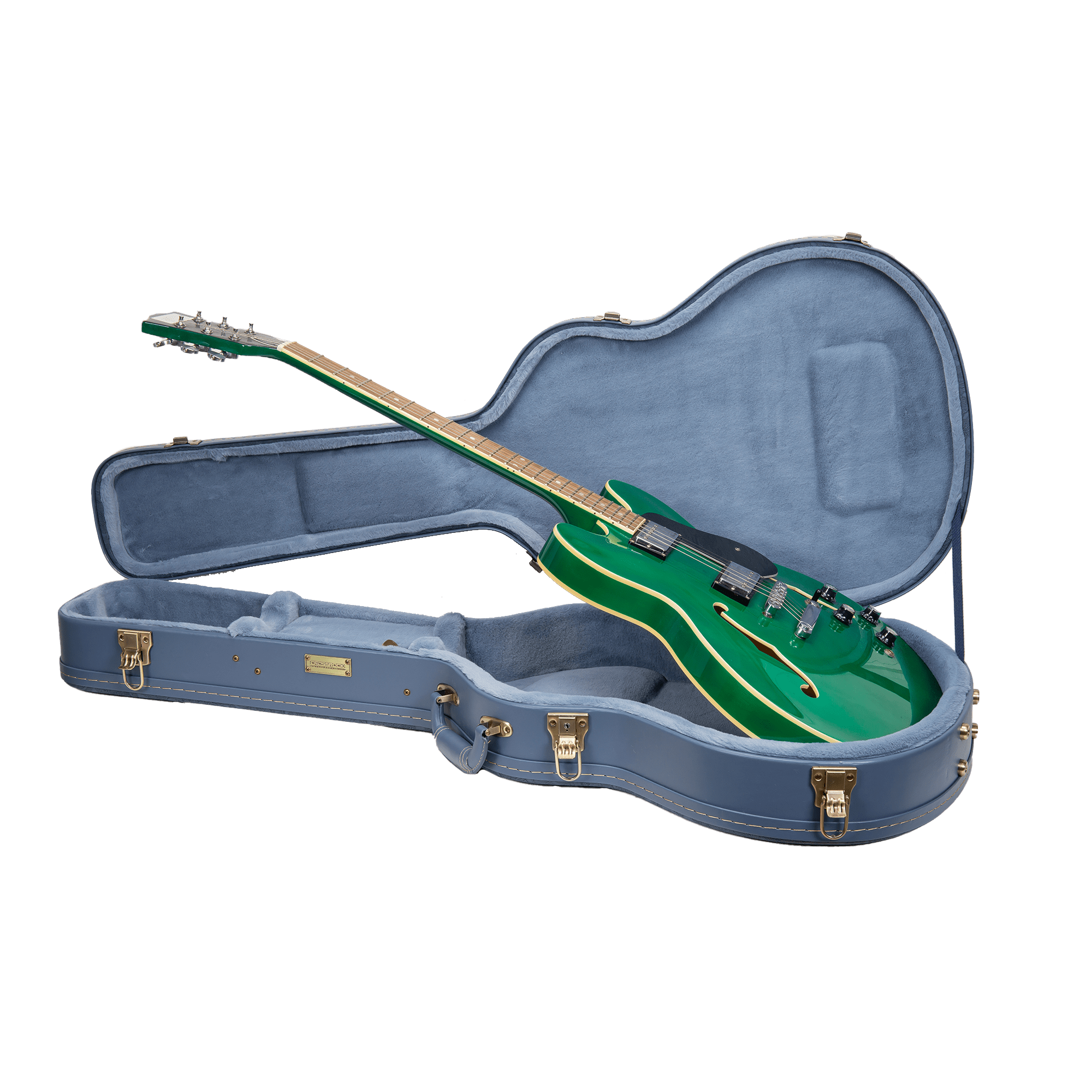 Crossrock Relief Series - Premium Wooden Case for 335 Style 6-string ...