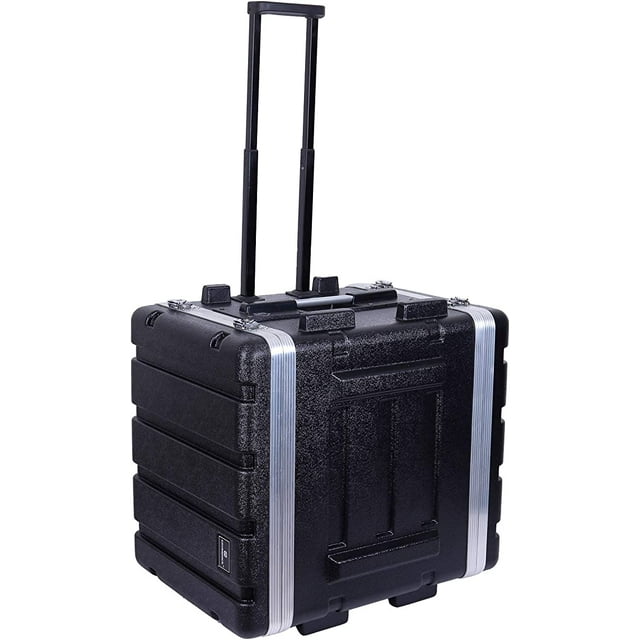 Crossrock 7U-Standard Rack Case, Stackable with Wheels, 19.25” Depth ...
