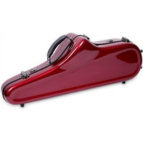 Crossrock Fiberglass Tenor Saxophone Case-Includes Accessory Pocket ...
