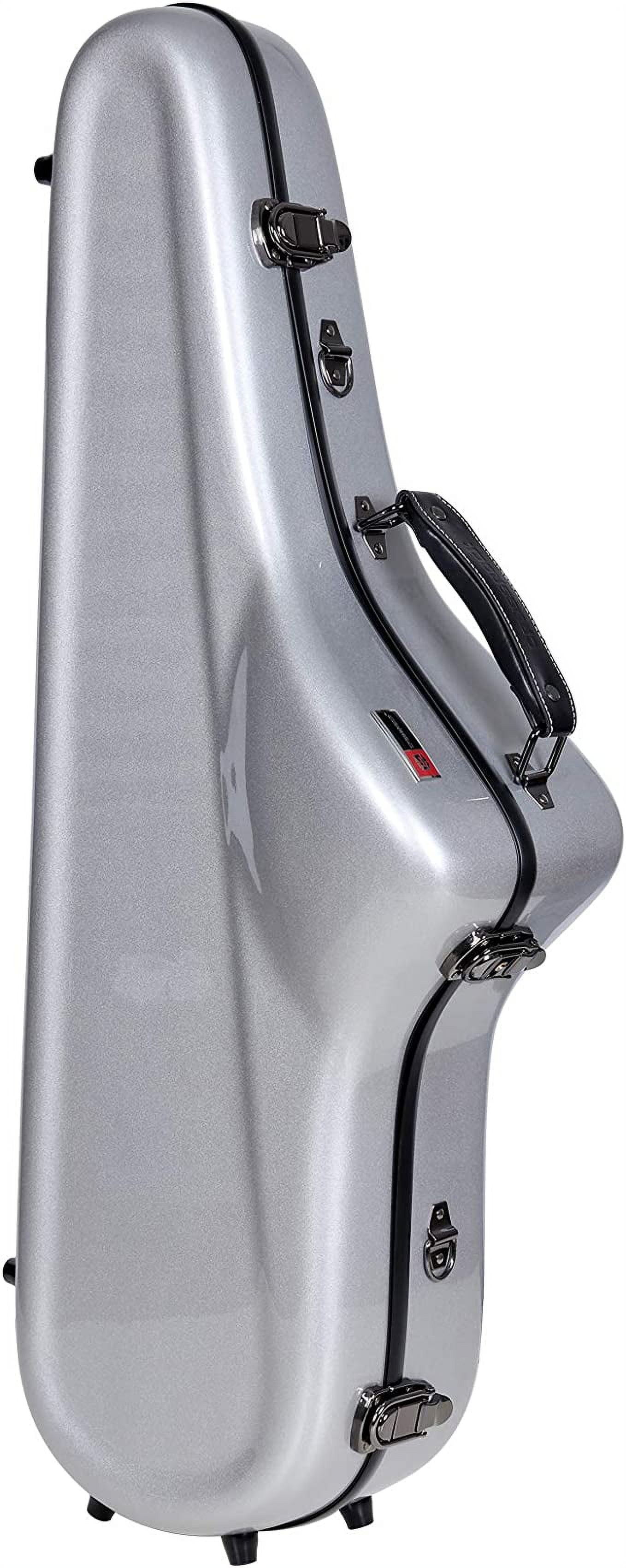 Crossrock Tenor Saxophone Fiberglass Case with Backpack Straps, Deluxe ...