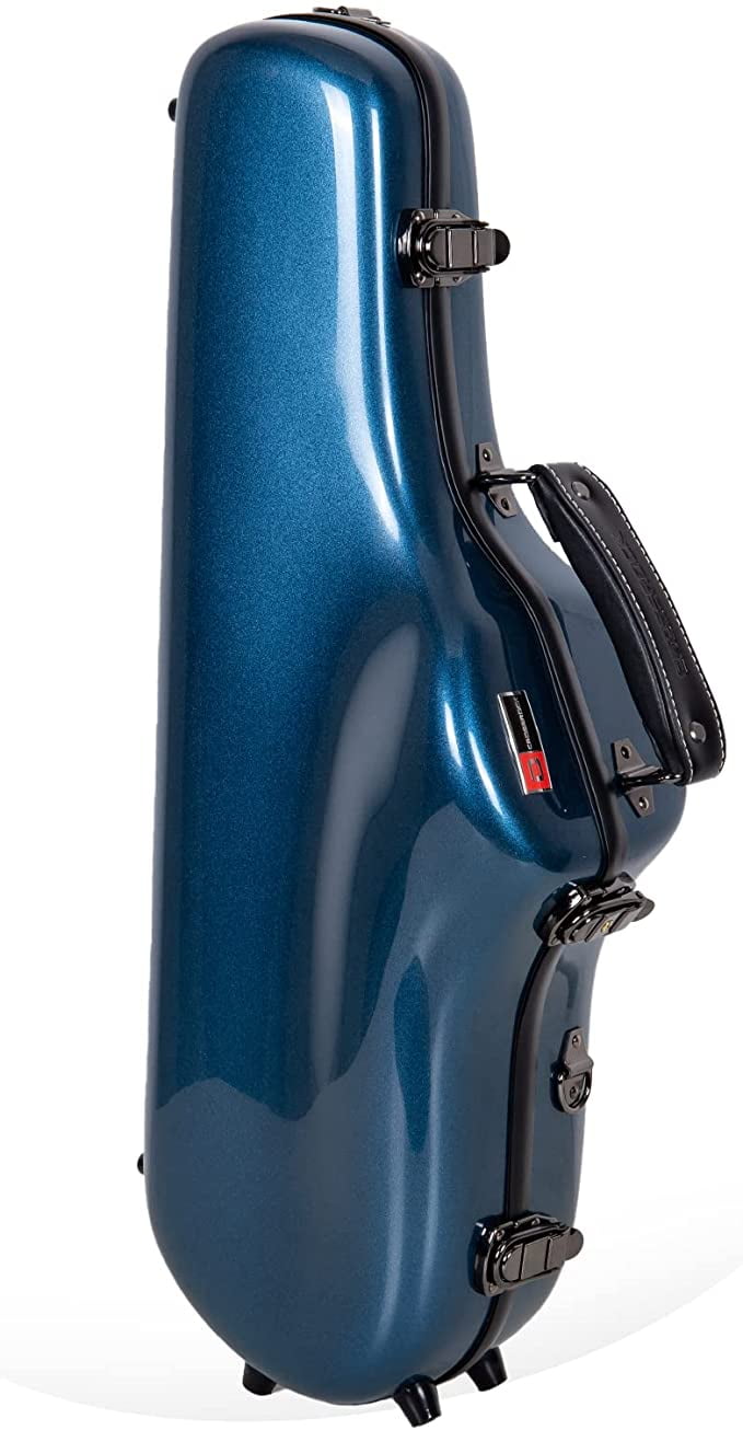 Crossrock Fiberglass Alto-sax Case, Compact Style-Blue - Walmart.com