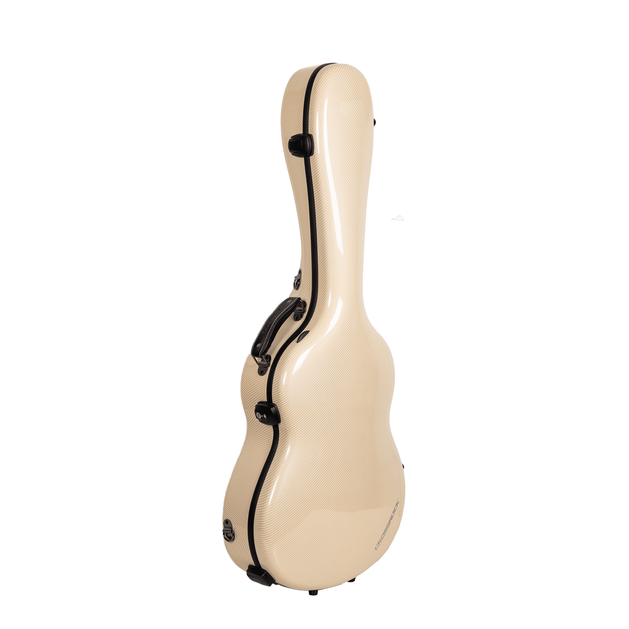 Crossrock Ultra-Light Fiberglass Case-Fits 4/4 Classical Guitar ...