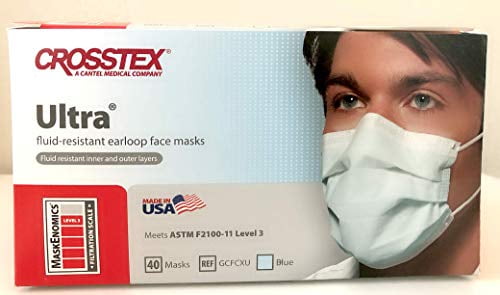 Crosstex Ultra Earloop Mask Gcfcxu - Walmart.com