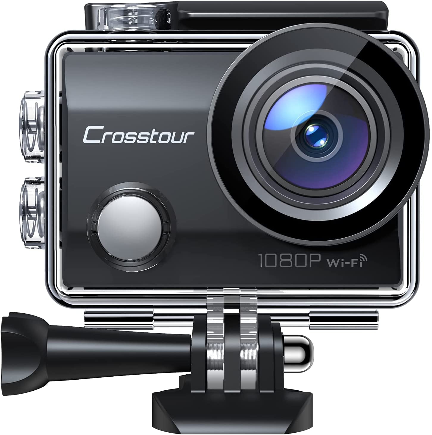 Crosstour Action Camera HD Wi-Fi 14MP PC Webcam Waterproof Cam 2" LCD ...