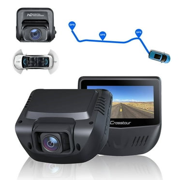 Dash Cam 1080P Crosstour, DVR Car Driving Recorder, 3 inch LCD Screen ...